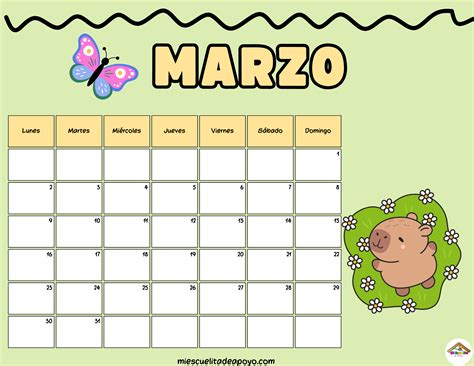 Calendario 2026 Para Imprimir Mes A Mes