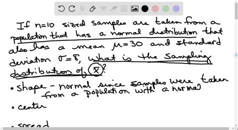 Solveda Simple Random Sample Of Size N10 Is Obtained From A