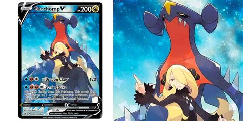 Cards Of Pok Mon Tcg Astral Radiance Part Garchomp Cynthia