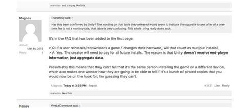 Lee Probert On Linkedin Unity Dev Just Pointed Out That You Can Be Charged For Multiple Installs