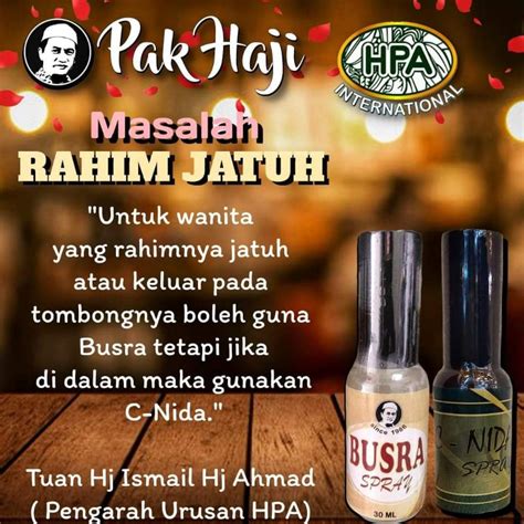 Hpa Busra Spray Solusi Masalah Wanita Shopee Malaysia
