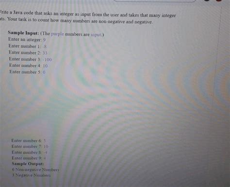 Rite A Java Code That Asks An Integer As StudyX