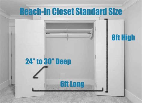 Standard Dimensions For Closet At Kimberly Clifton Blog