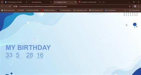 Maheen Laeeq On Linkedin Webdevelopment Html Css Javascript Countdowntimer Projectshowcase