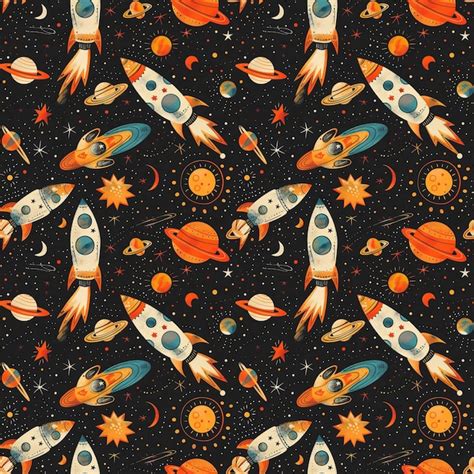 Premium Photo Exciting Space Exploration Tile For Creative Projects