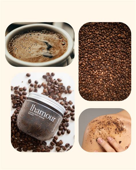 Lhamour Mn Онцлох түүхий эд Цэвэр хуурсан кофе ☕ Бид биеийн арьс гуужуулагчдаа яагаад кофены