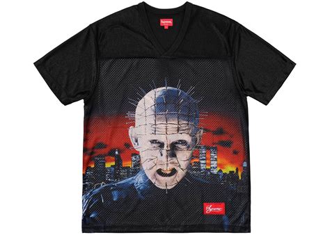 Supreme Hellraiser Football Jersey Black Spring Summer 2018