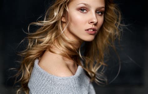 Wallpaper Look Girl Hair Alice Sacha Leyendecker Alisa Tarasenko