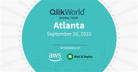 expanding data horizons qlikworld tour atlanta 2023 with mail and deploy