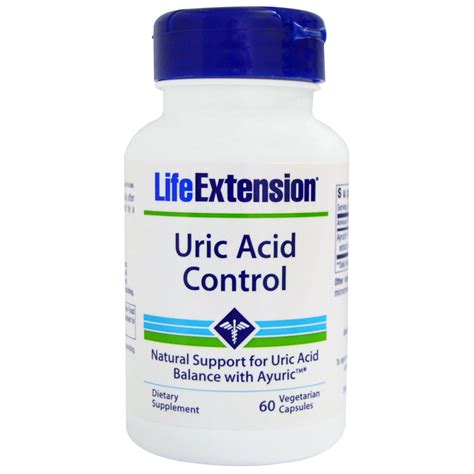 Life Extension Uric Acid Control Veggie Caps Iherb Com