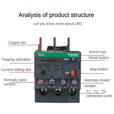 Schneider Thermal Overload Relay Lrd12c Lrd16c Lrd21c Lrd32c Relay