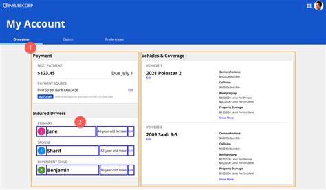 Dashboard Interface Example Displaying A Side By Side Layout Within A Columns Layout