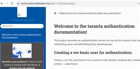 taranta doc setup — taranta suite 2 12 1 documentation