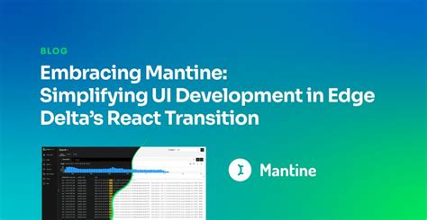 Edge Delta On Linkedin React Mantine