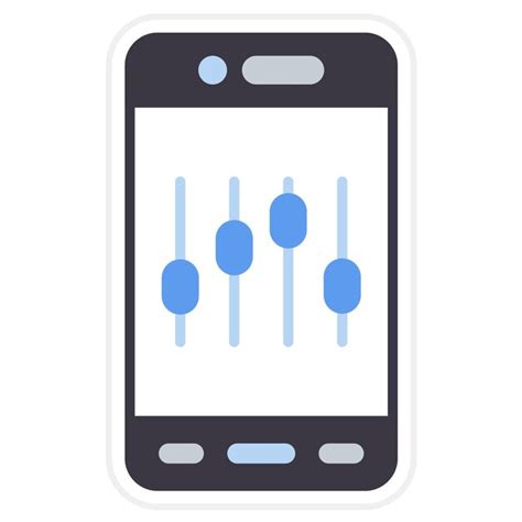 Premium Vector Mobile Controls Flat Illustration