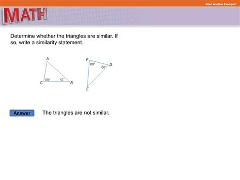 8 Lesson 75 Similar Triangles And Indirect Measurement Pptx