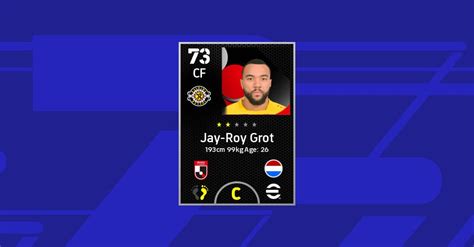 Jay Roy Grot Efootball 2022 Stats