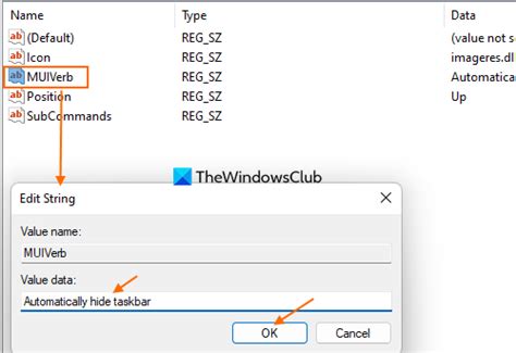 Add Automatically Hide Taskbar To Context Menu In Windows 1110