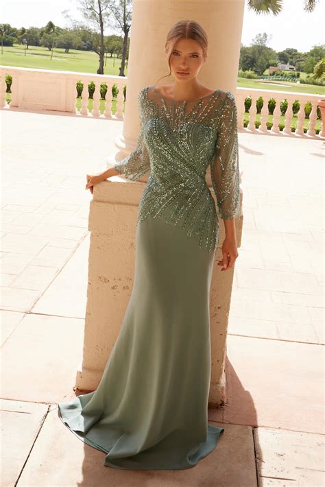 Black Nox Anabel Mh137 Long Evening Gown Beaded Mother Of The Bride