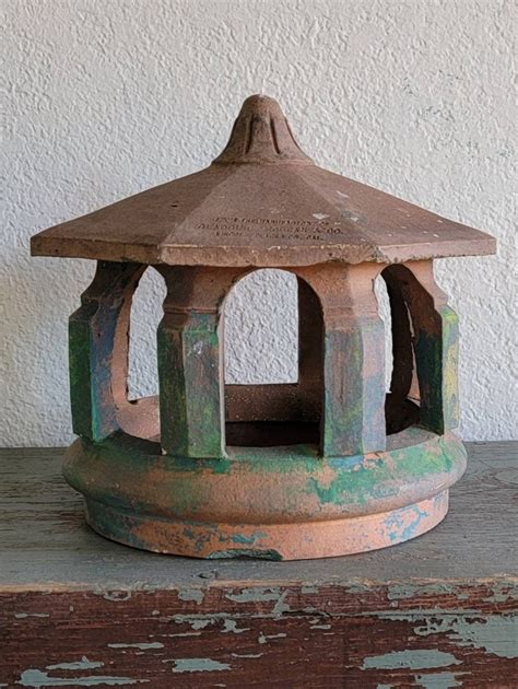 Gladding Mcbean Terracotta Chimney Cap Etsy
