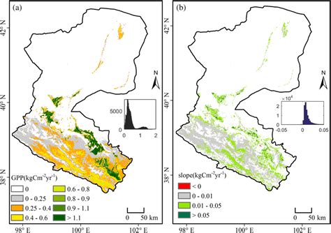 Spatial Patterns Of Gpp In The Hrb A Spatial Pattern Of Mean Annual