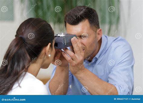 Measure Visual Strength Stock Image Image Of Eyedoctor 306627121