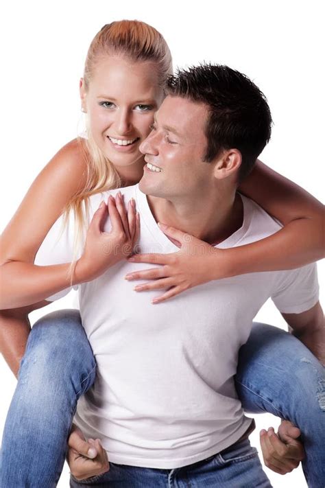 Pares Jovenes Felices Foto De Archivo Imagen De Pelo
