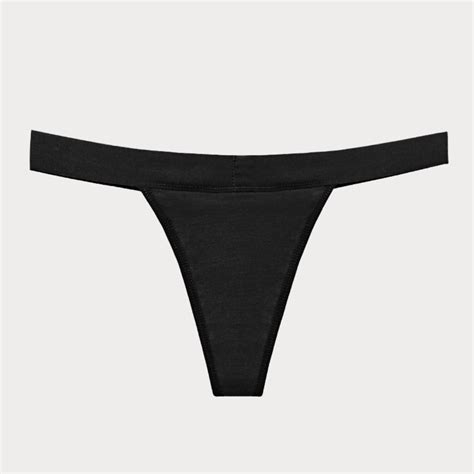 Chiloti Menstruali Reutilizabii Tanga Negru Absorbtie Mica Chilotis
