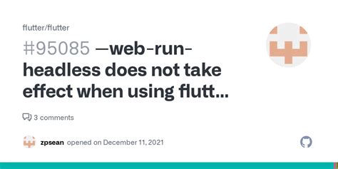 Web Run Headless Does Not Take Effect When Using Flutter Drive For Flutter Web Integration