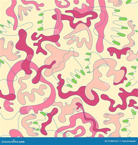 Unusual Seamless Vector Artwoth With Wave Abstract Patterns 273023954