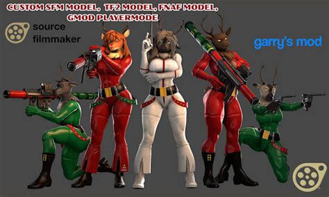 Create Port Custom Sfm Model Gmod Player Tf2 Model L4d2 Fnaf