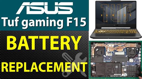 How To Replace Battery On Asus Tuf Gaming F15 Fx506h Laptop Step By Step🔋 Youtube