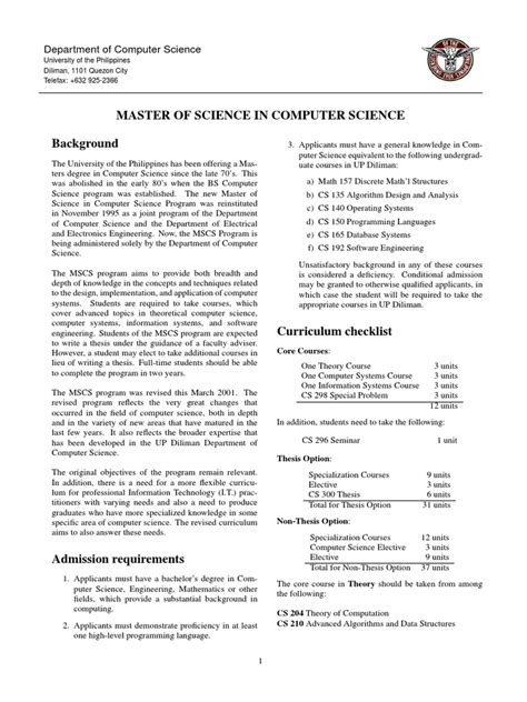 curriculum pdf pdf computer science artificial intelligence