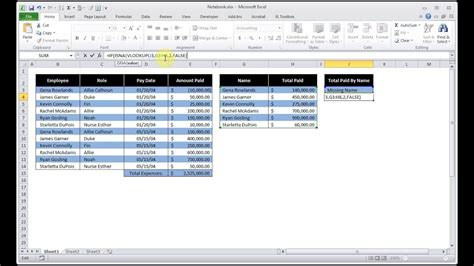 Microsoft Excel Vlookup Returning Na If Isna Function Youtube