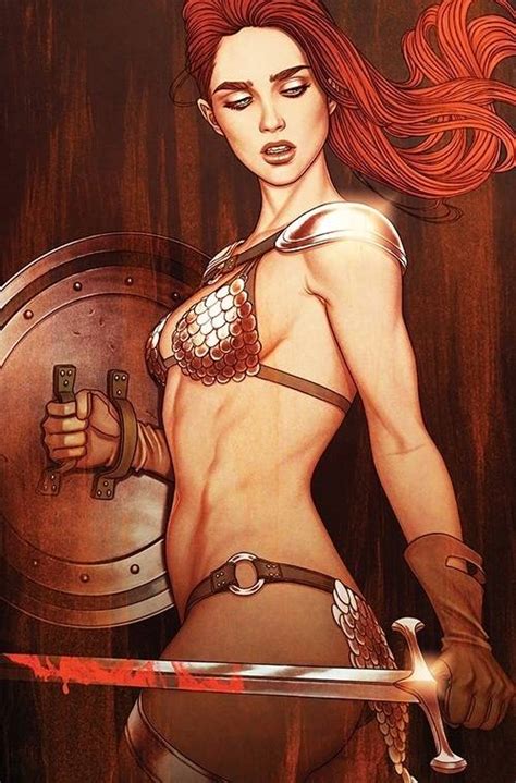 Red Sonja 1 Cover Zu 125 Frison Virgin Foil Variant Comic Book