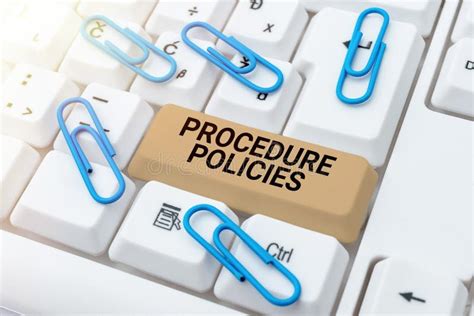 Text Showing Inspiration Procedure Policiessteps To Guiding Principles