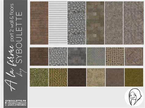 A La Ferme Part 2 Walls And Floors 2021 The Sims 4 Build Buy