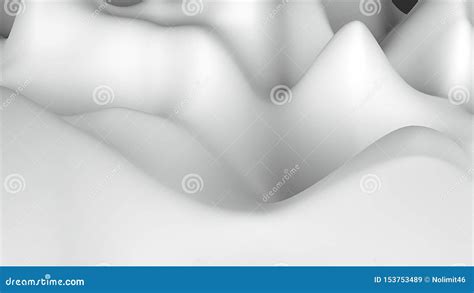 Wave 3d Abstract Surface Computer Generated Background Like Terrain Or Liquid Surface Stock