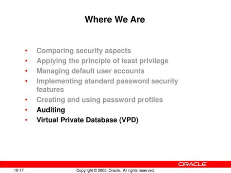 Ppt Implementing Oracle Database Security Powerpoint Presentation