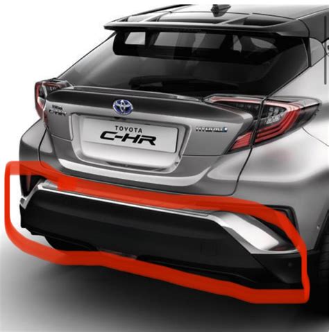 Toyota C Hr Stock Rear Bumper Diffuser Car Accessories Accessories On Carousell