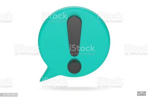 3d 흰색 배경에 현실적인 파란색 라운드 경고 표시 위험 경고 주의 표시 느낌표가있는 말풍선 주석 아이콘 위험 경고 위험한 아이콘입니다 3d 벡터 그림입니다 0명에 대한