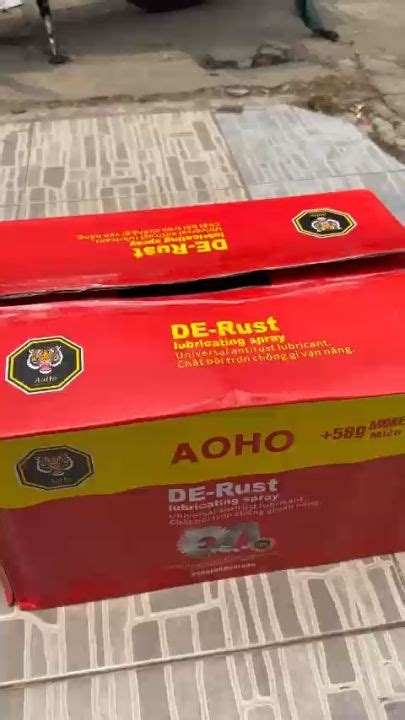 Chai Xịt Chống Rỉ Sét And Bôi Trơn Aoho De Rust Siêu Cấp 358g 498ml ChẤt LƯỢng GiÁ RẺ Bao