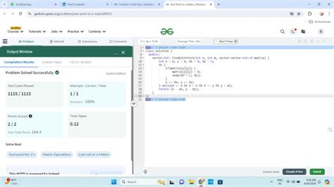 Gorav Jindal On Linkedin Problemoftheday Geeksforgeeks 2darrays