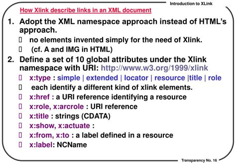 Ppt Introduction To Xml Linking Language Xlink Powerpoint