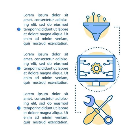 Development And Maintenance Article Page Vector Template Software