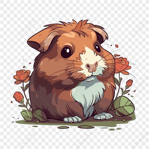 기니피그 벡터상표만화클립 아트 Png 일러스트 무료 다운로드 Lovepik