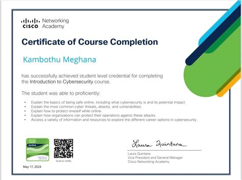 Meghana Kambothu On Linkedin Cybersecurity Cisco Professional