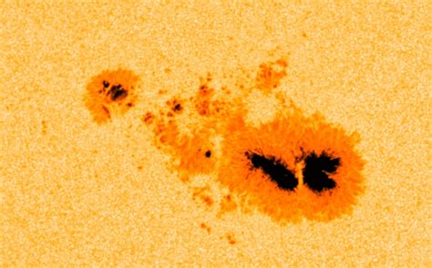 Riesige Sonnenflecken Meteo Plus