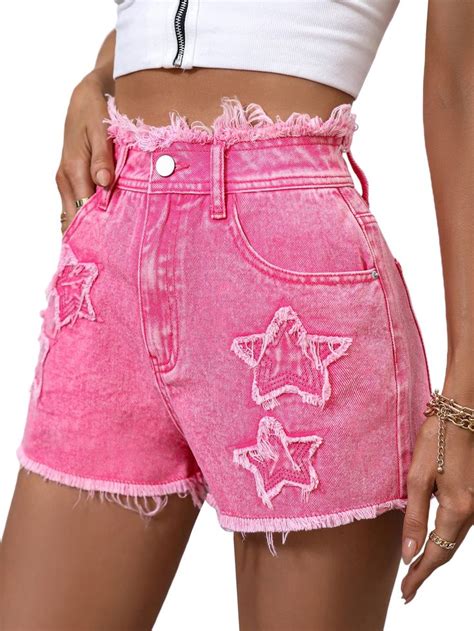 Wdirara Womens High Waisted Straight Leg Button Denim Shorts Pocket Jeans In 2024 Fashion