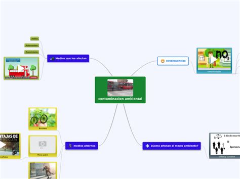 Contaminacion Ambiental Mind Map